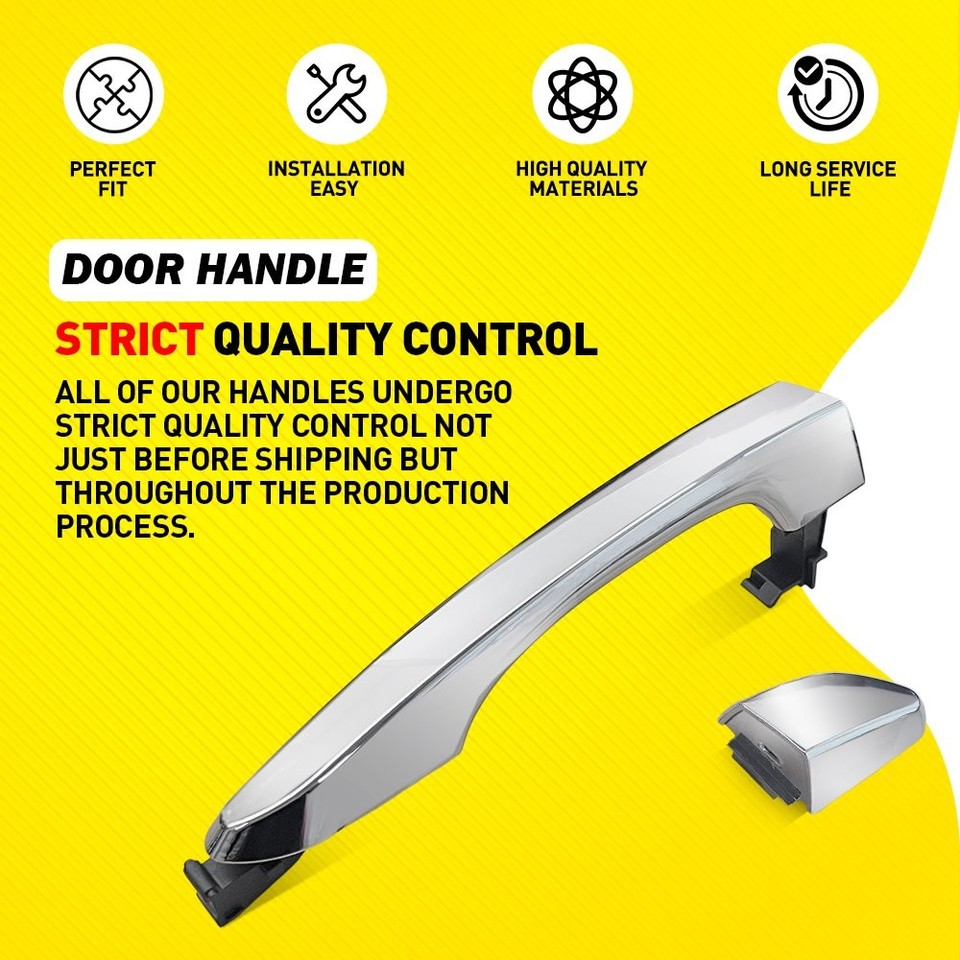 Car Exterior Outside Door Handle Front Right Replace For 16-21 Hyundai ...