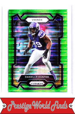 2023 Panini Prizm Football #193 Danielle Hunter Neon Green Pulsar | eBay