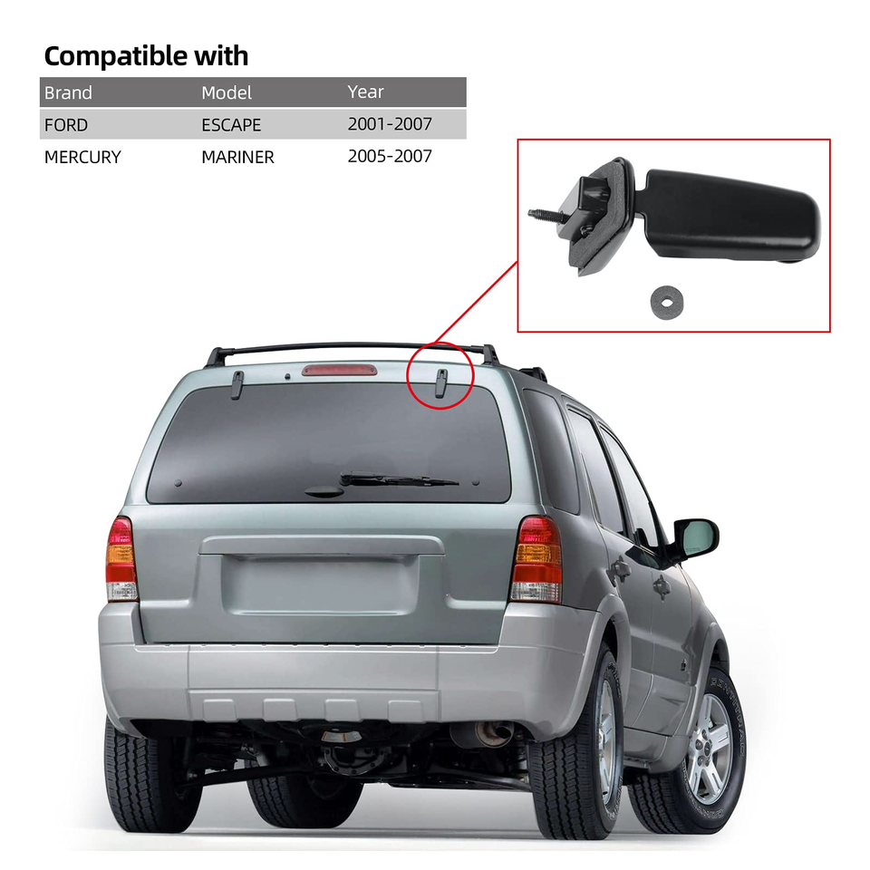 Rear Liftgate Window Glass Hatch Hinge For 2001-2007 Ford Escape ...