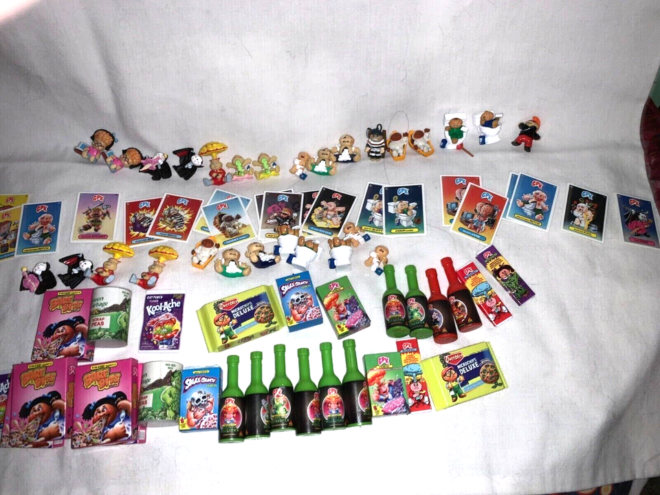 Garbage Pail Kids GPK Micro Collection FIGURES Groceries CARDS Lot of ...