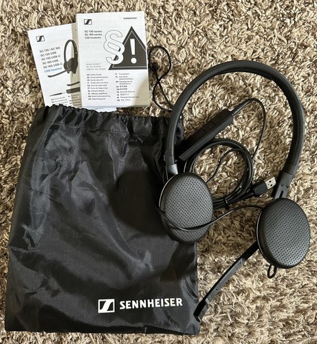 Sennheiser SC 160 USB-C On-Ear Binaural Headset w/ Microphone | eBay