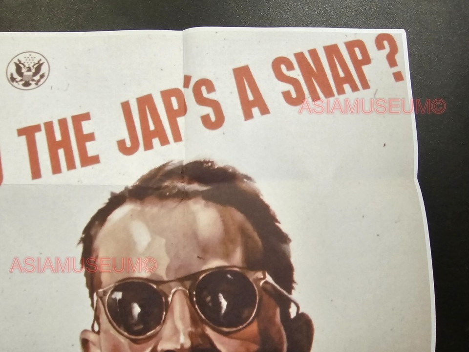 1943 WW2 USA AMERICA ANTI JAPAN JAPANESE WAR ARMY SOLDIER PROPAGANDA ...