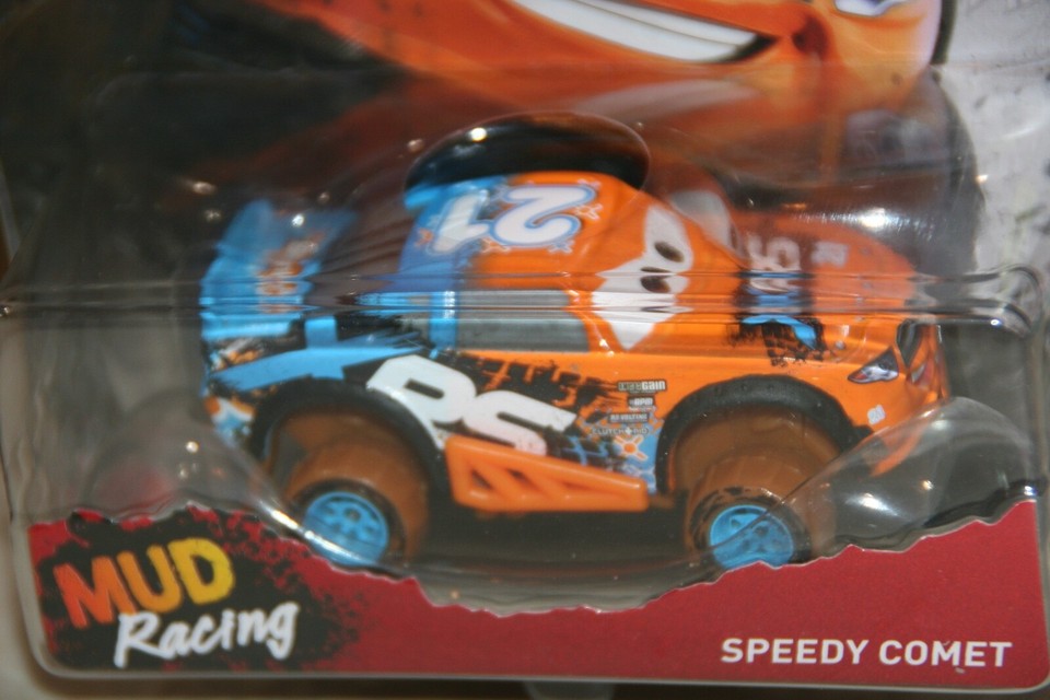 DISNEY PIXAR CARS 3 "SPEEDY COMET - MUD RACING", NEW IN PACKAGE, SHIP ...
