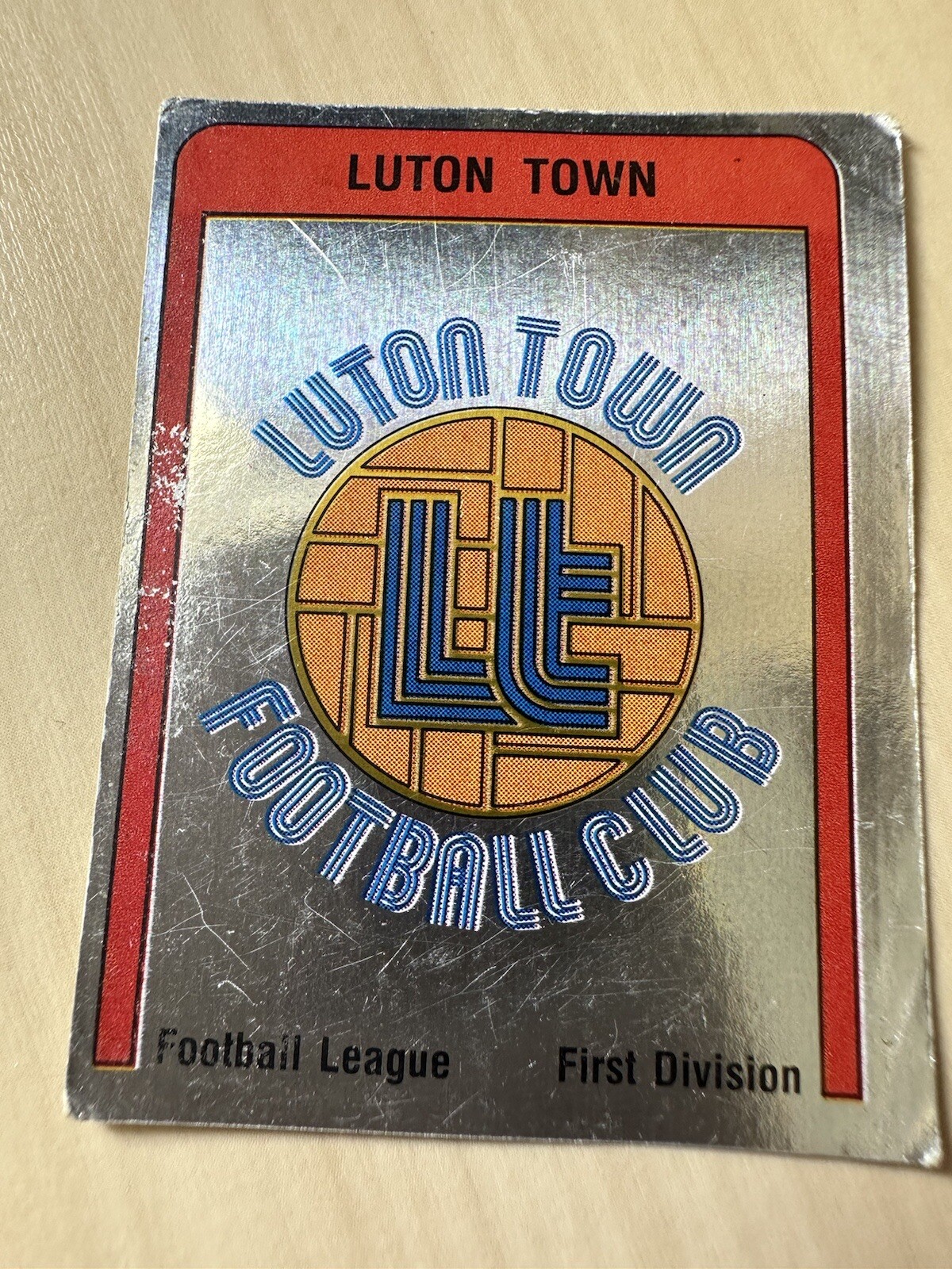 Football 87 Rare Panini Sticker Luton Town No 134 Badge Original ...