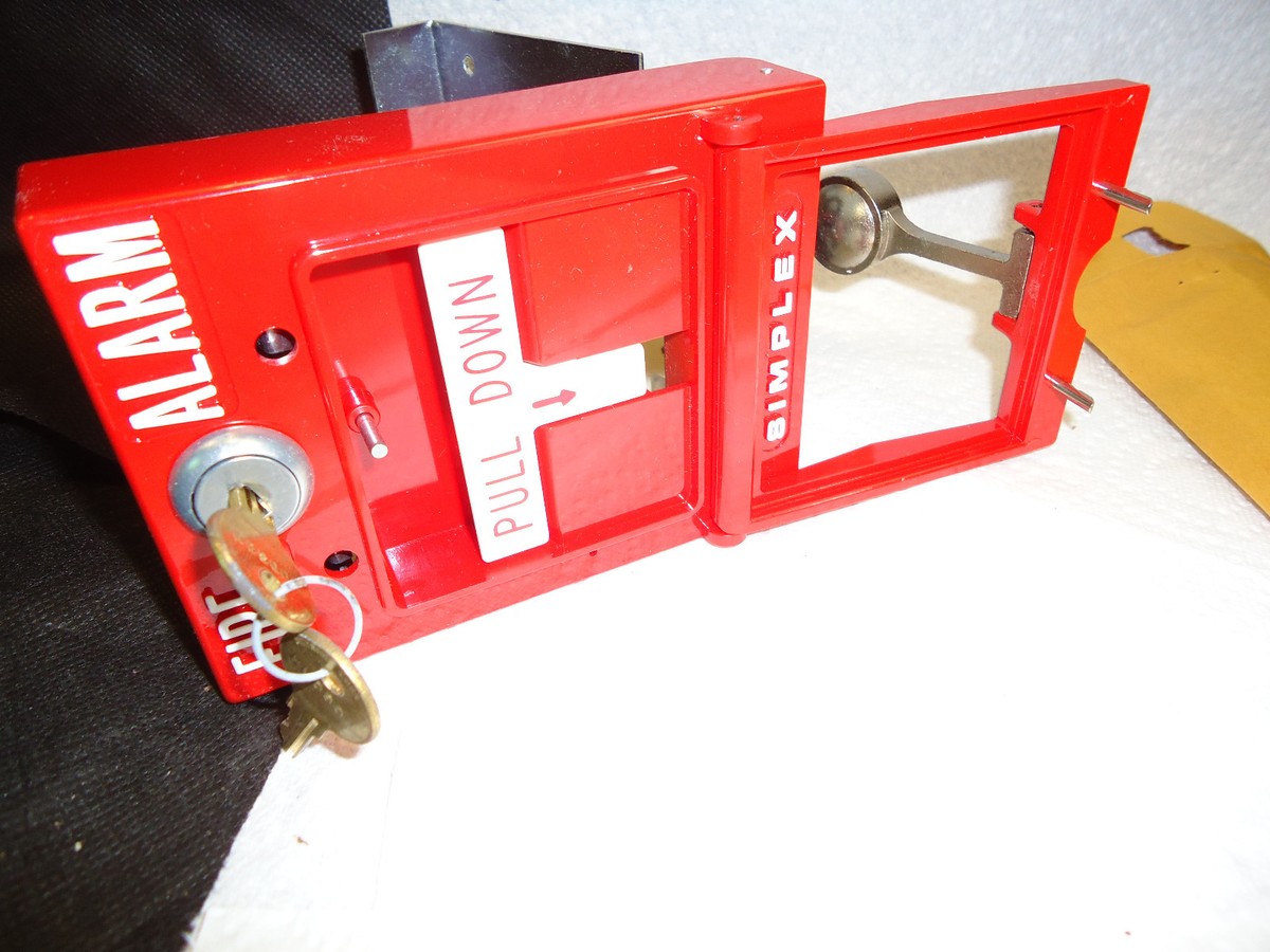 Simplex 425130 3a 30 V Fire Alarm Pull Station No Break Simplex Fire