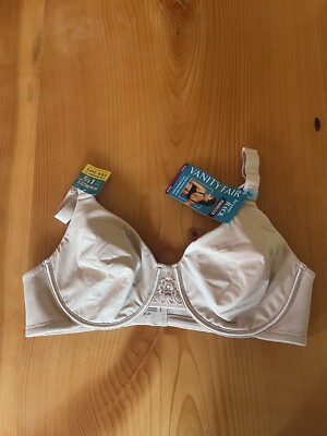 NWT Vanity Fair Beauty Back Back Minimizer Bra 76080 Sz 38C Natural | eBay