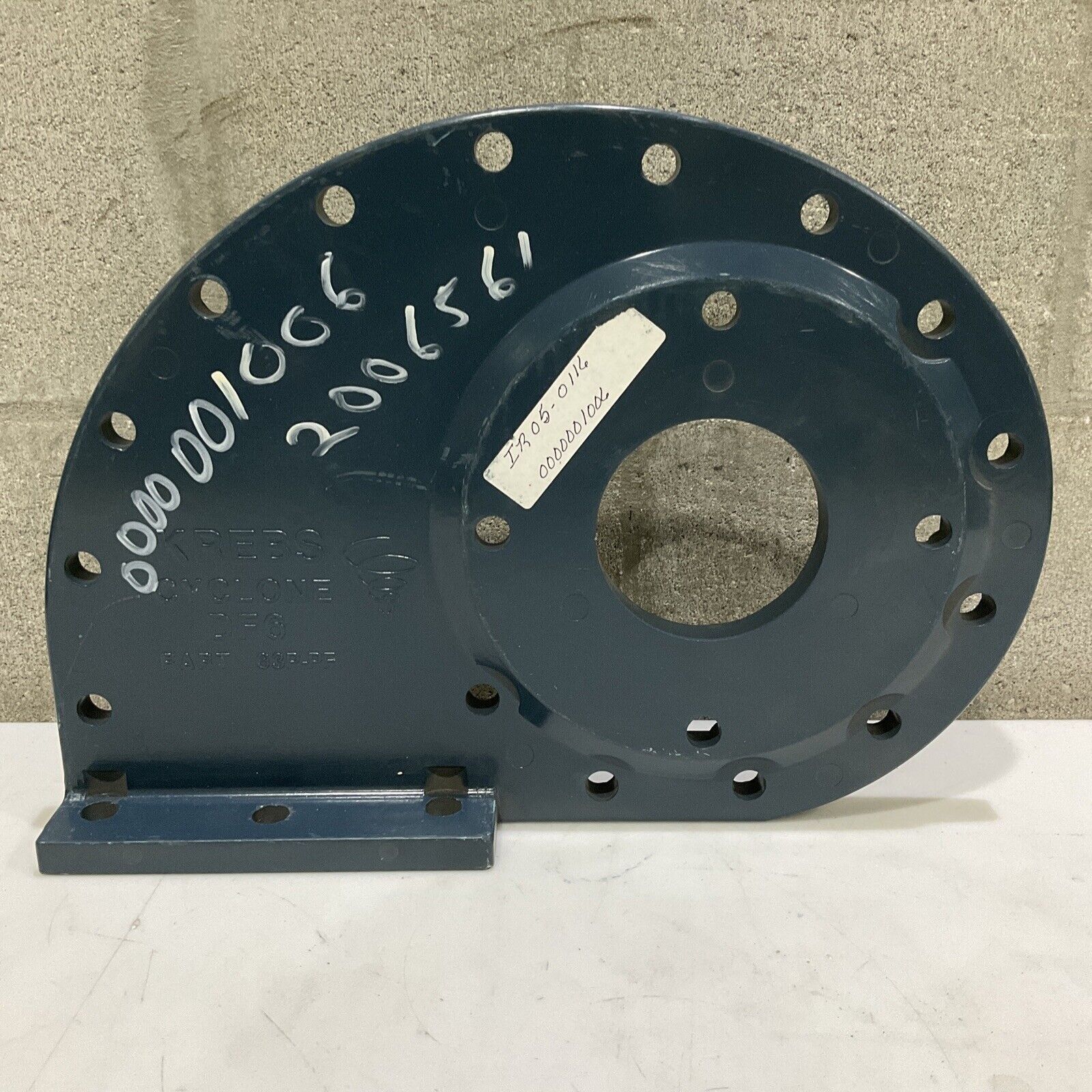 KREBS CYCLONE DF6 63P-PF FIBERGLASS TOP PLATE COVER 373 | eBay
