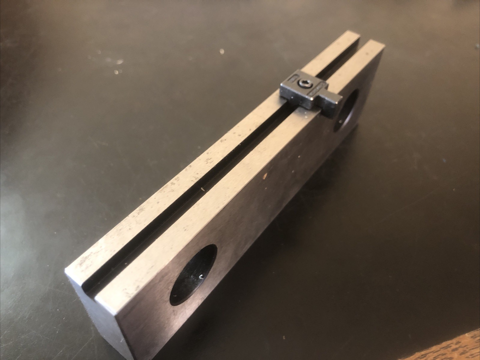 Kurt D60-315-P 6" GROOVELOCK 6" VICE JAW PLATE w/Kurt WSRL46 Work Stop ...
