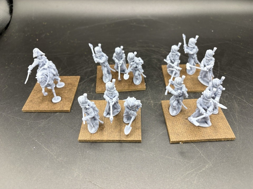 40mm, 3D Printed, Napoleonic, French Sappers, (13), Black Powder | eBay