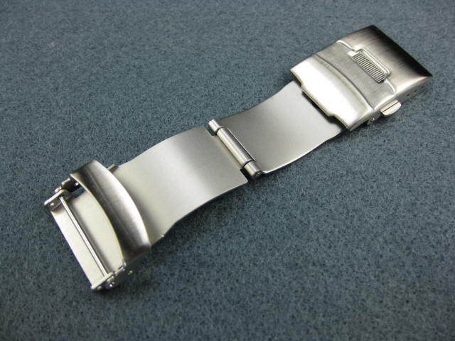 New 24mm 22mm Stainless Deployment Buckle Deployant Clasp with Safety ...