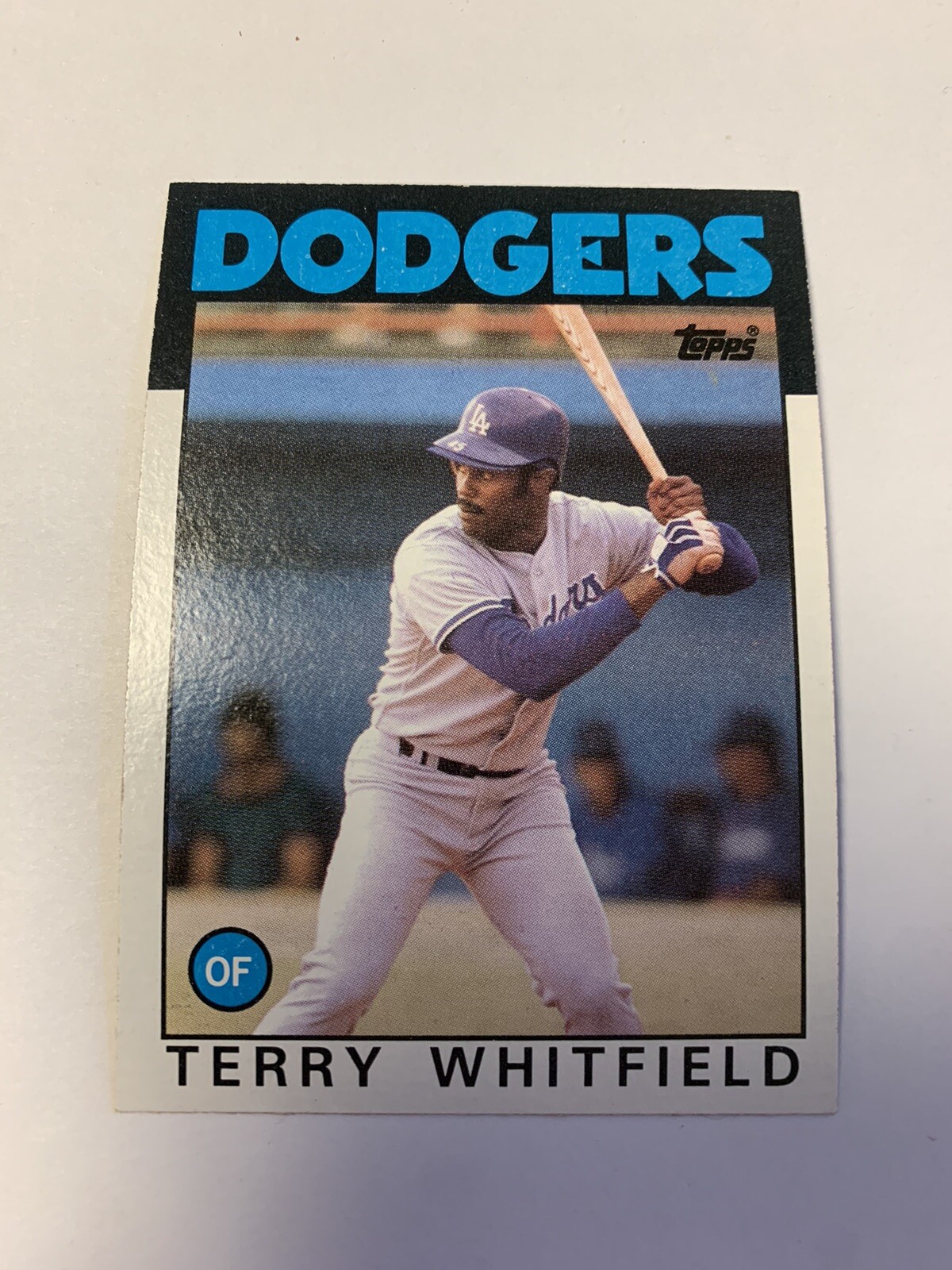 1986 Topps Los Angeles Dodgers Terry Whitfield | eBay