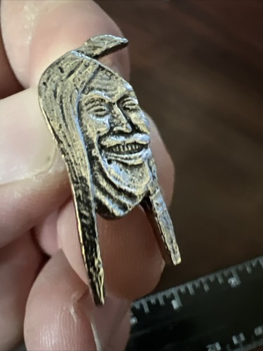 Laughing Indian Motorcycle Pin Early Mascot Badge Vintage Jacket Patch ...