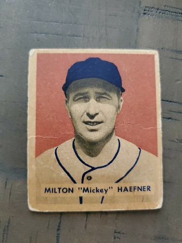 1949 Bowman Milton "Mickey" Haefner #144 Senators VG | eBay