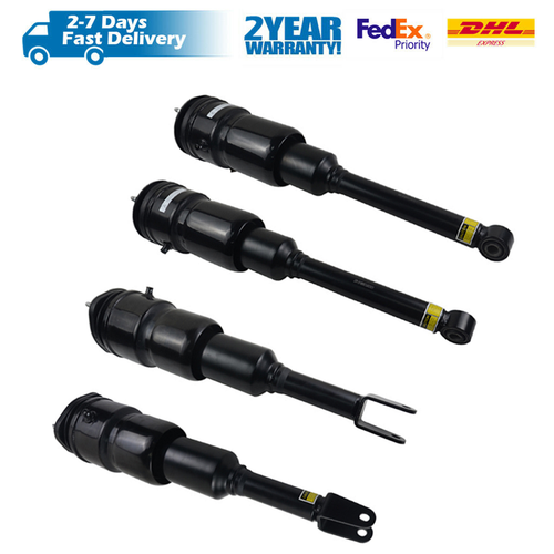 4PCS Front Rear Air Suspension Shock Struts Set Fit Lexus LS400 460 RWD ...