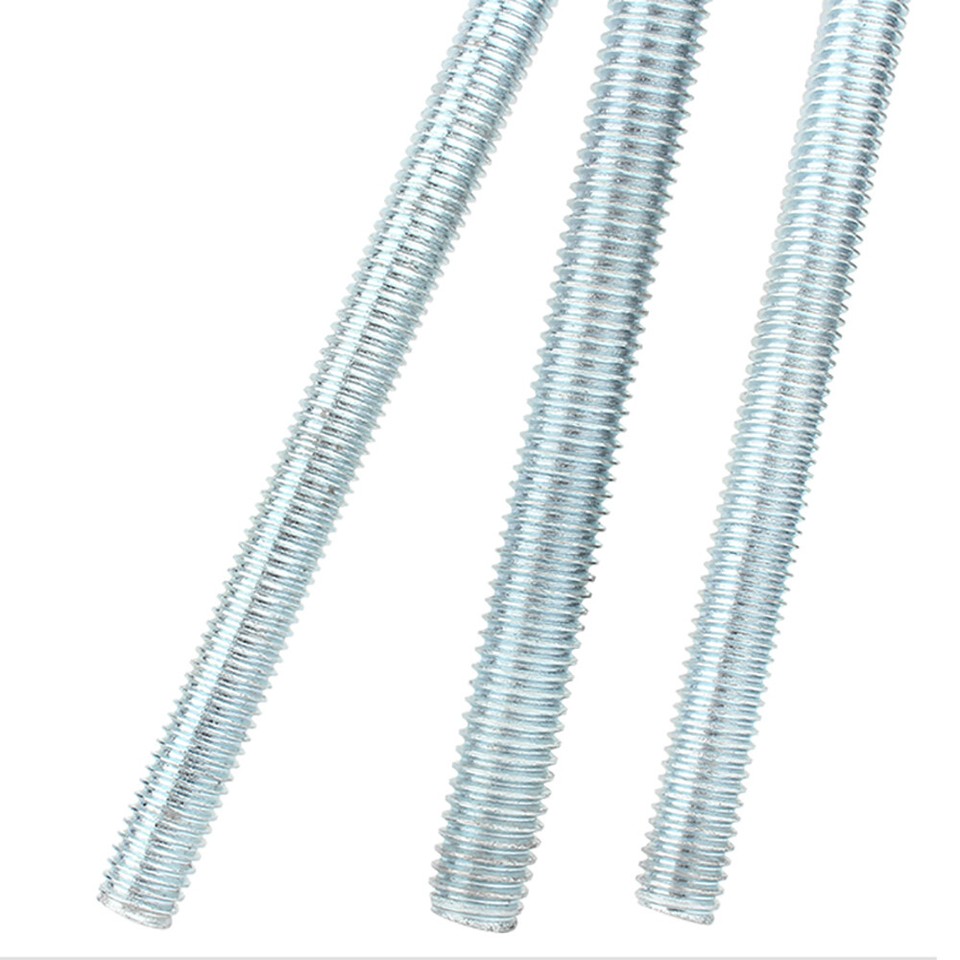 M6 M8 M10 M12 Threaded Bar Zinc Plated 8.8 High Tensile Rod Studding ...