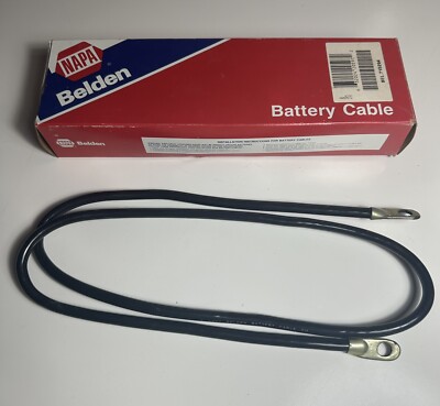 OEM NOS NAPA BELDEN #715294 4 Gage Battery Cable Wire ~ 52 In Length | eBay