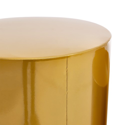 5X Gold Metal Plinth Cylinder Dessert Cake Pedestal Wedding Flower ...