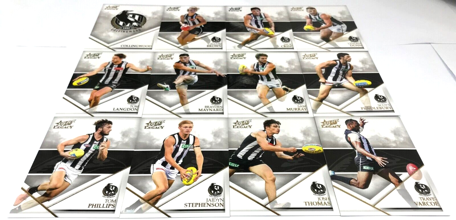 2018 SELECT AFL LEGACY TRADING CARD FULL BASE CARD TEAM SET (12 ...