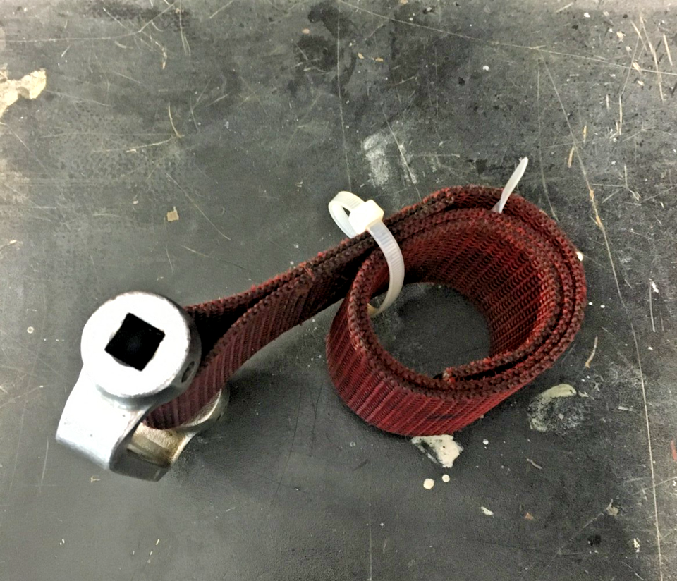 Snap -On Tools # A91C adjustable filter removal strap wrench 1/2 and 3/ ...