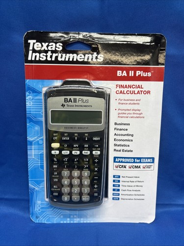 Texas Instruments BA II Plus Financial New Sealed 33317192045 | eBay