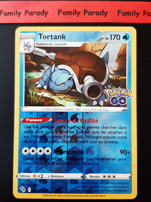 Tortank REVERSE 170PV 017/078 Pokémon Card EB10.5 Pokémon Go New Fr | eBay