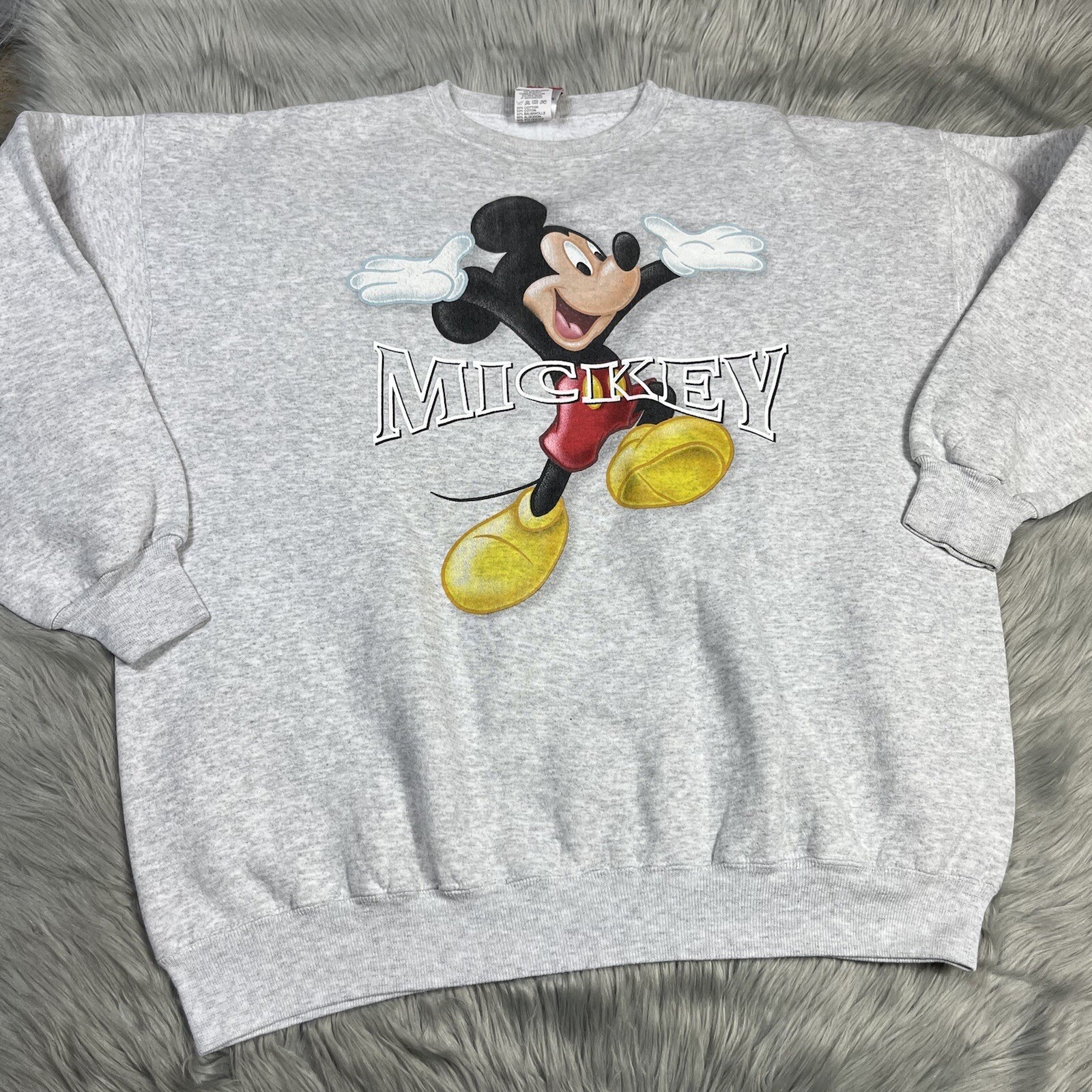 Vintage Made USA Disney Disneyland Gray Mickey Mouse … - Gem