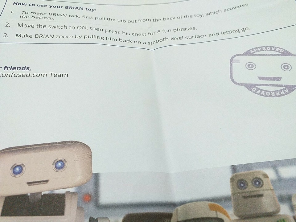 *Confused.com Brian the Robot Toy Boxed Collectable. NEW IN BOX☆ | eBay UK