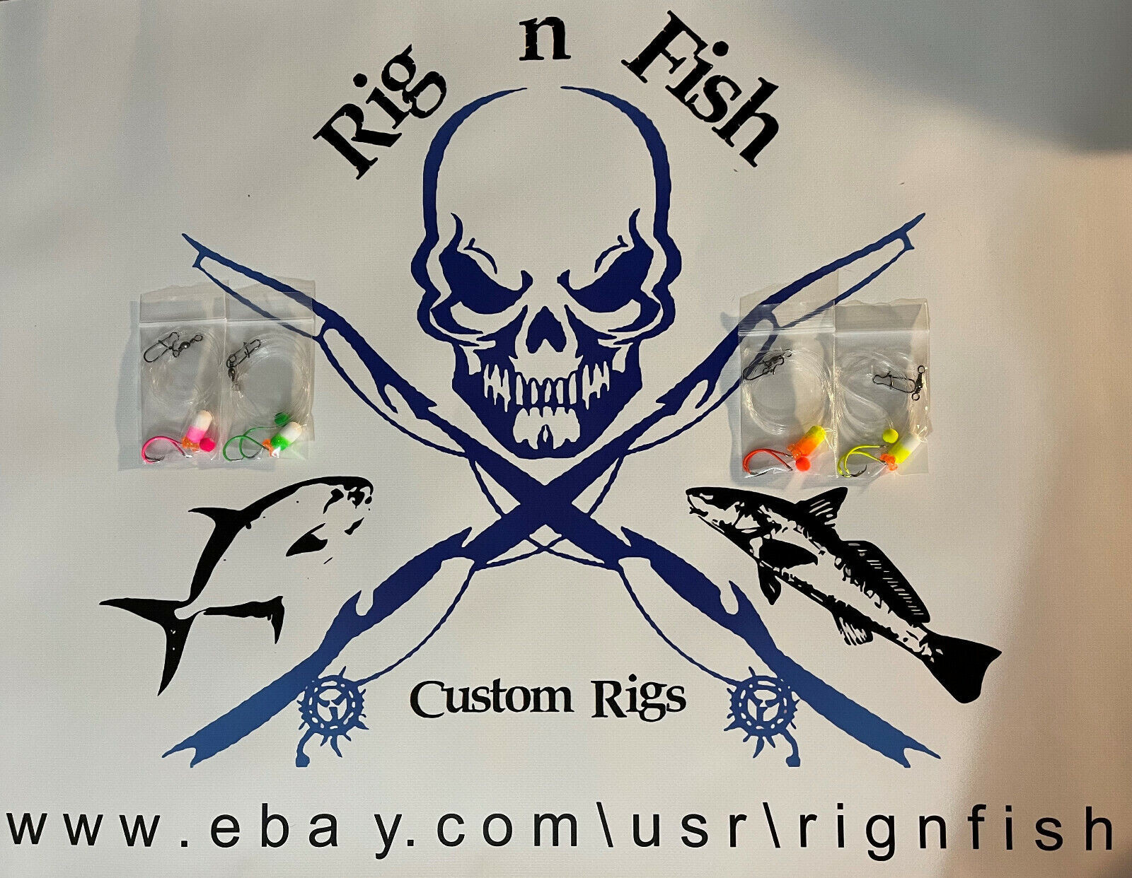 4 - Fluorocarbon Surf Fishing Rigs, Pier Rigs, Boat Rigs(Pro-Tec Color ...