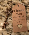 Thank You For Celebrating With Us - Key Party Favor Wedding Set Of 1 | eBay