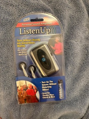 Listen Up Personal Sound Amplifier with Stereo Head Phones, As Seen On ...