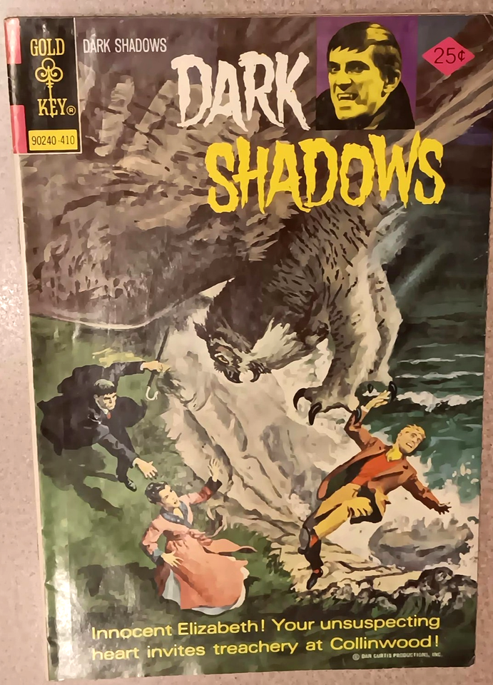 Vintage Oct 1974 #28 DARK SHADOWS Gold Key 25-cent Horror Comic Book NO ...