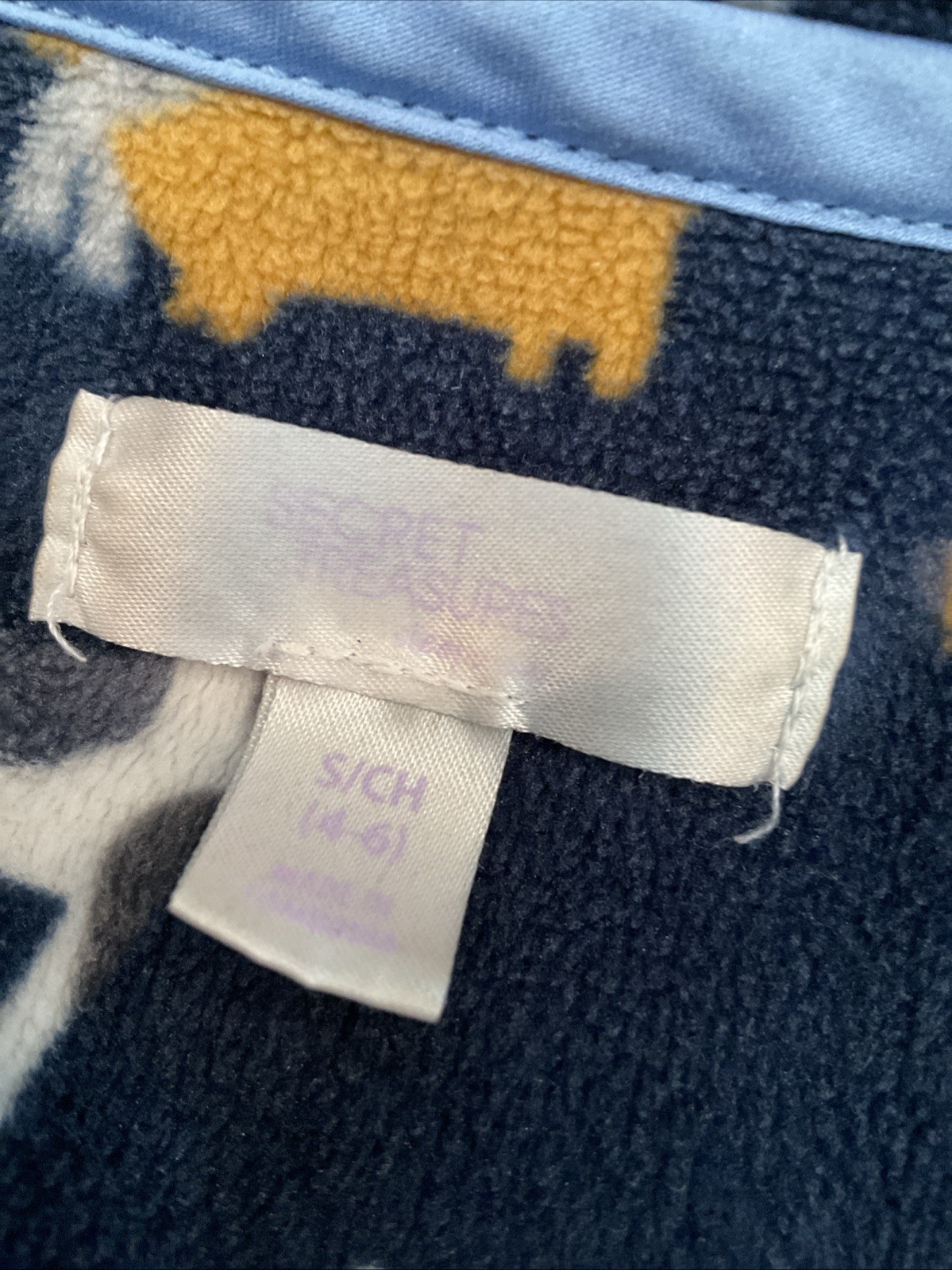 Secret Treasures Fleece Dog Pajama Set Womens Small 4/6 Colorful | eBay