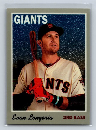 2019 Topps Heritage Chrome Evan Longoria THC-42 (/999) | eBay