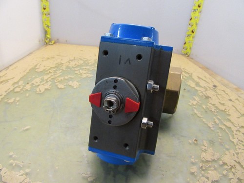 UCI PD/B2F-16 pneumatic actuated ball valve w/ 150WSP 600WOG [2*W-12.75 ...