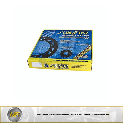 APRILIA TUAREG RALLY 125 1990 CHAIN RDG 520 FRONT 14 - REAR SPROCKET 48 ...