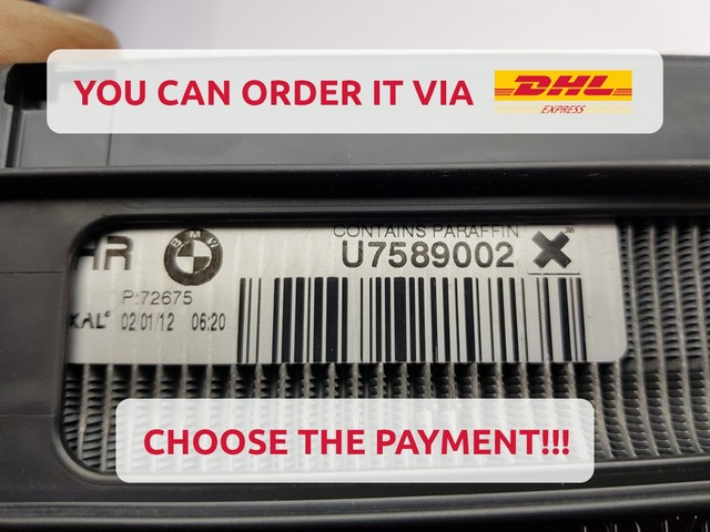 BMW 64119220752 Genuine OEM Factory Original Evaporator Core for sale ...