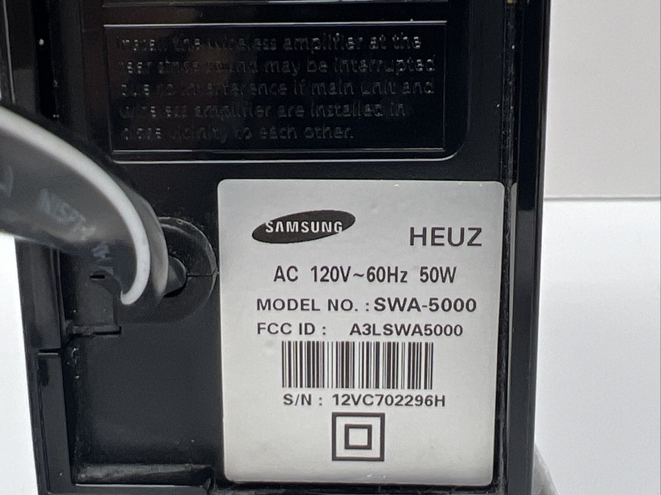 Samsung SWA-5000 Surround Sound Home Theater Receiver *GREAT CONDITION ...