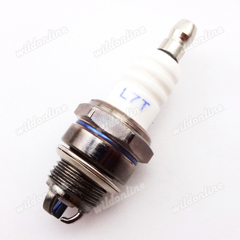 3 Electrode L7T Spark Plugs For 47cc 49cc ATV Dirt Pocket Bike Scooter ...