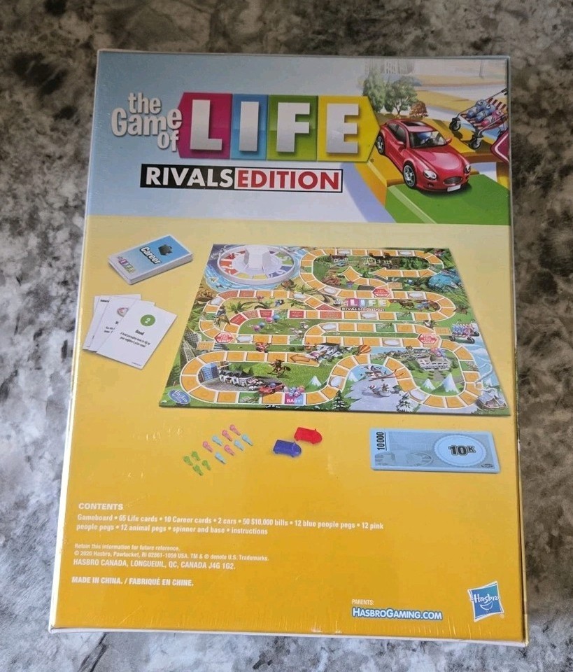 The Game of Life Rivals Edition Board Game; 2 Player Game | eBay