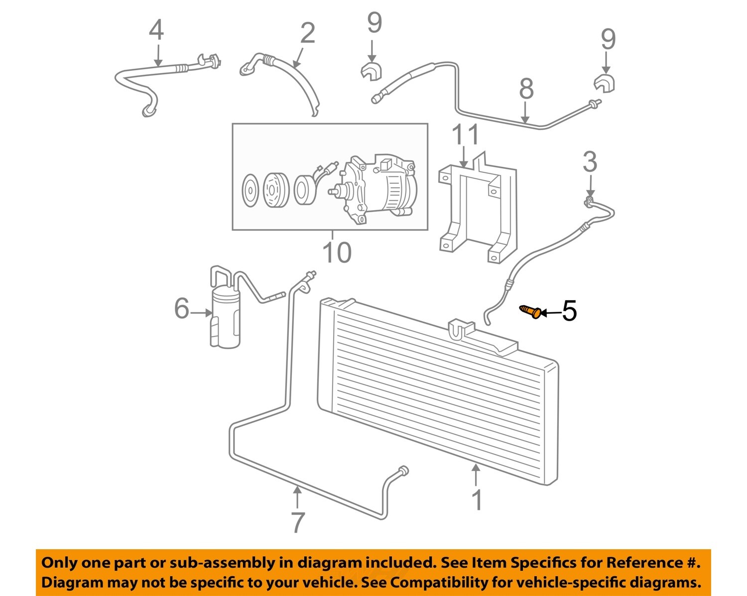 Chrysler+5174039AB+Genuine+OEM+Factory+Original+Pressure+Sensor for ...