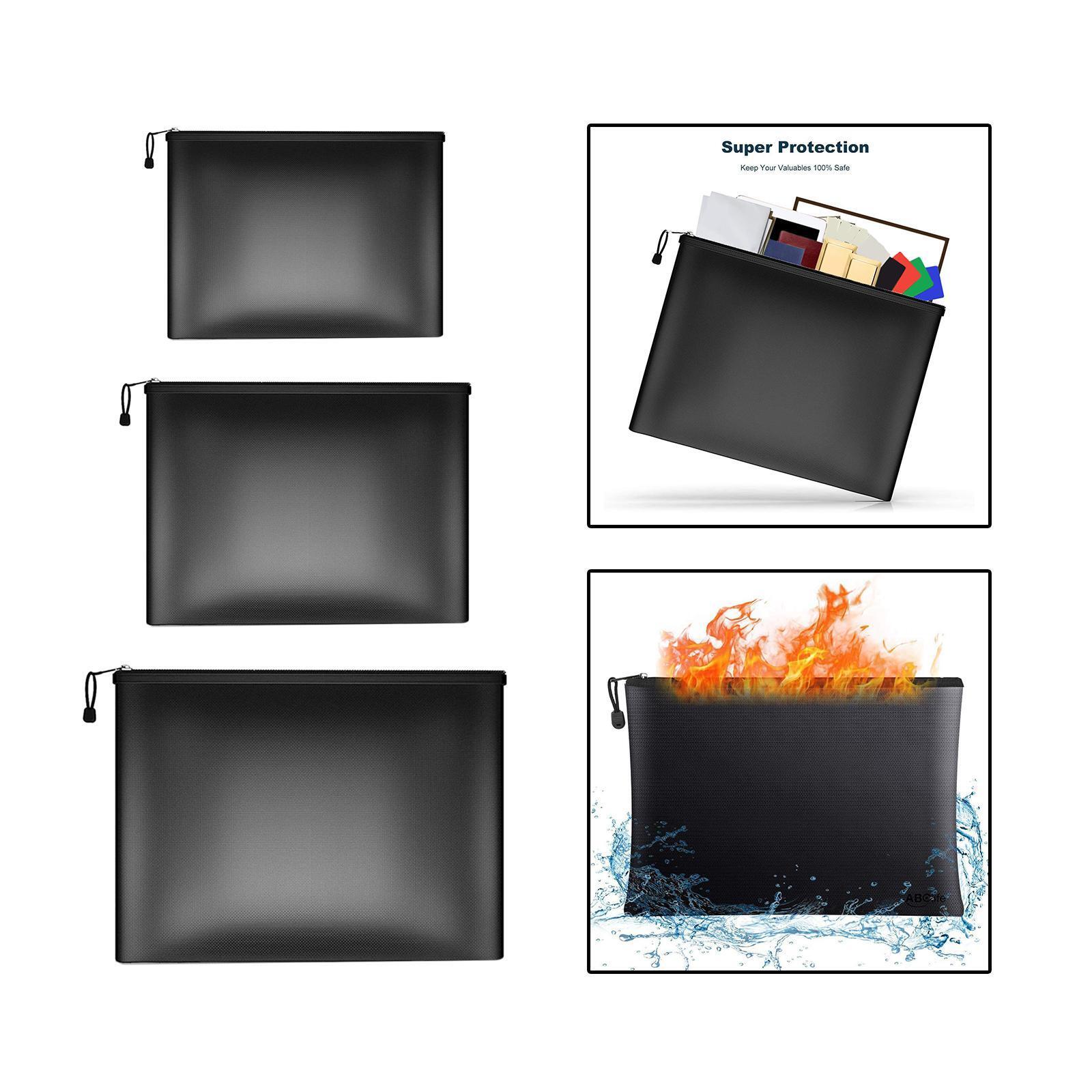 Fireproof Document Bag Document Carrier Waterproof Safety Folder for ...