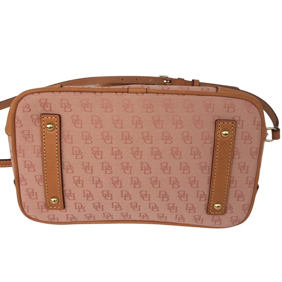 Dooney Bourke Handbag Charlie Satchel Canvas Crossbody Signature Logo ...
