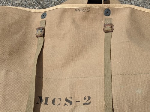 WW2 MCS-2 CANVAS FIELD TELEPHONE BAG USMC US NAVY ARMY MILITARY radio ...