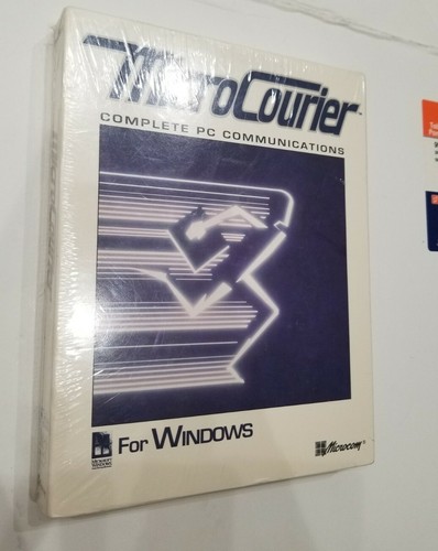 Rare New 1991 Micro Courier Microsoft Windows 1.0 PC Communications DOS ...