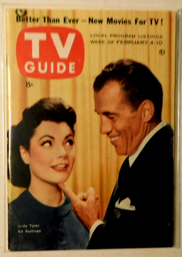 TV GUIDE #149 Ed Sullivan, Judy Tyler Cover Feb 4, 1956 | eBay
