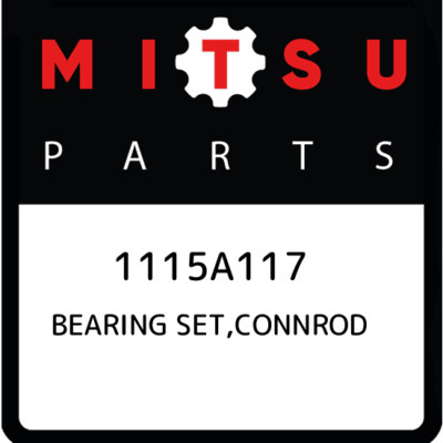 1115A117 Mitsubishi Bearing set,connrod 1115A117, New Genuine OEM Part ...