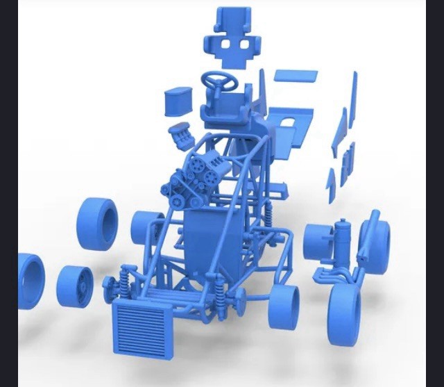 1/24 Resin Asphalt Ford Focus Midget Model Kit Model Race Car Kit | eBay