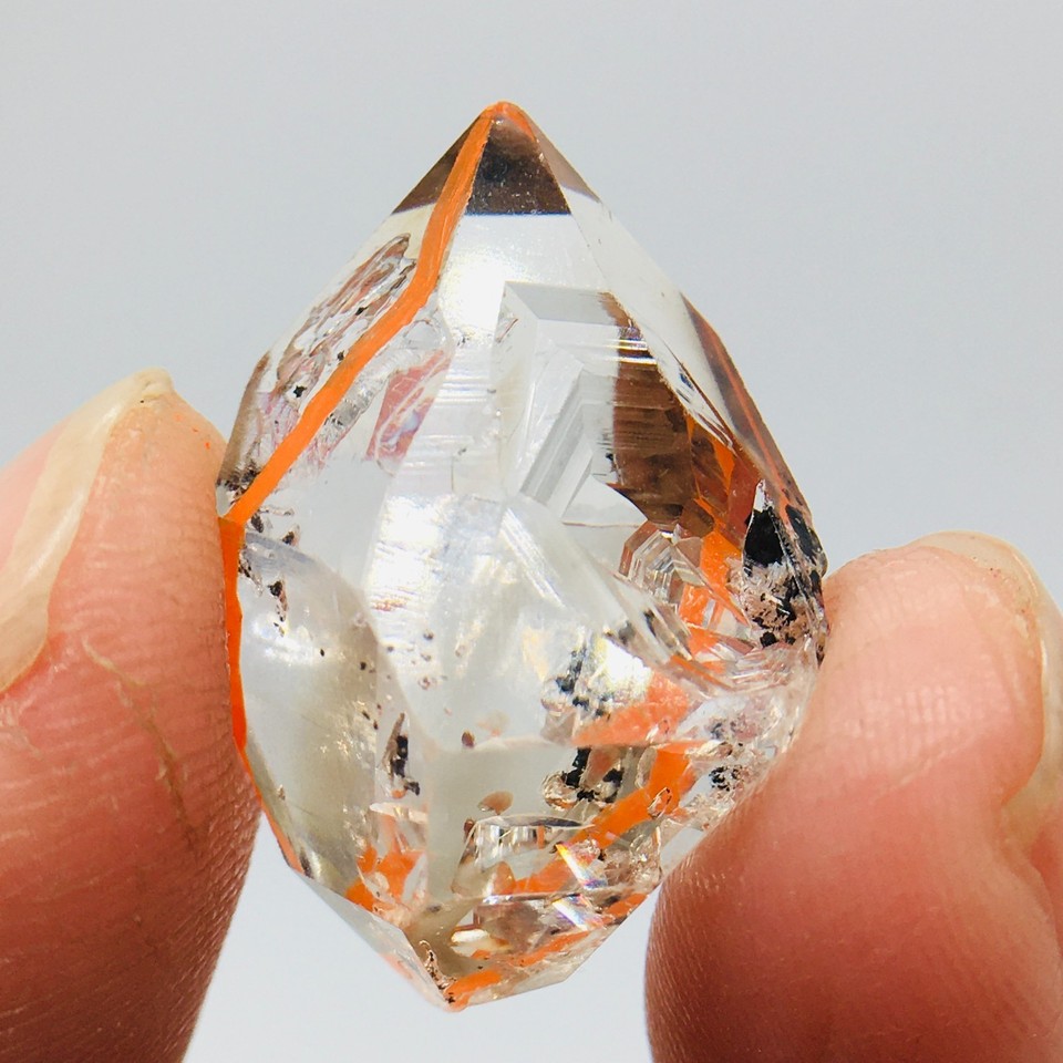 TOP Natural Herkimer diamond crystal moving water quicksand drop ...