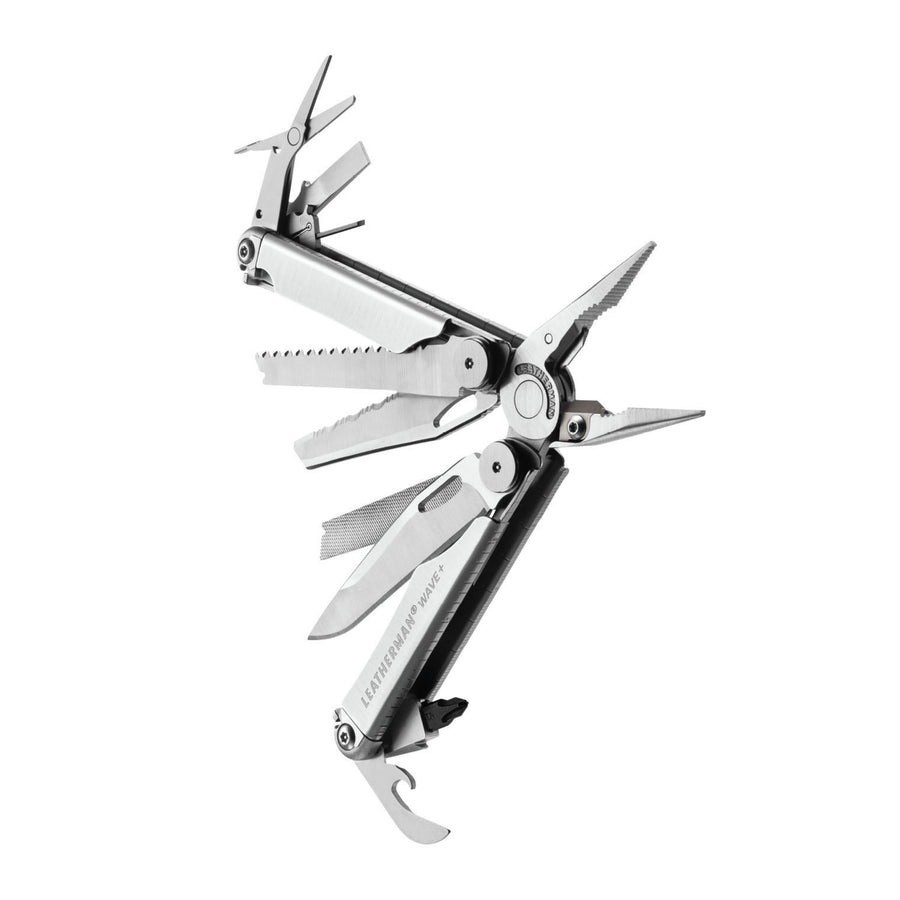 Leatherman Wave Plus Multi-Tool 17 Function MPT 832531 Stainless Steel W Sheath | eBay