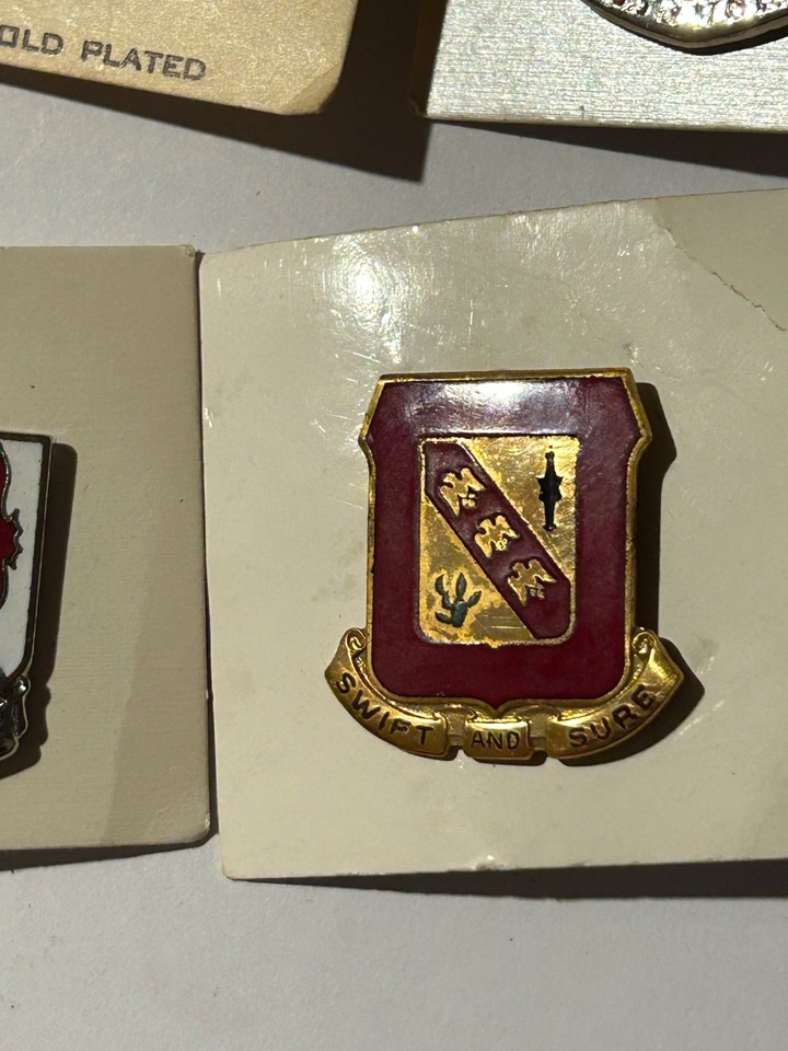 Lot of 17 U.S. Army DUI Pins – Meyer & Gold Plated Insignia, Engineers ...
